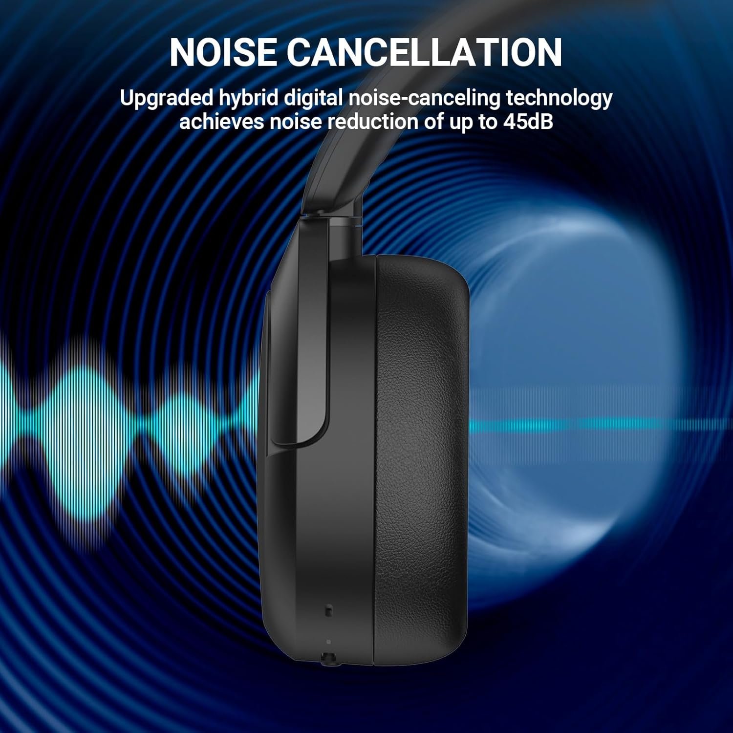 Edifier W830NB -45dB ANC Wireless Over Ear Headphones with Bluetooth 5. ...