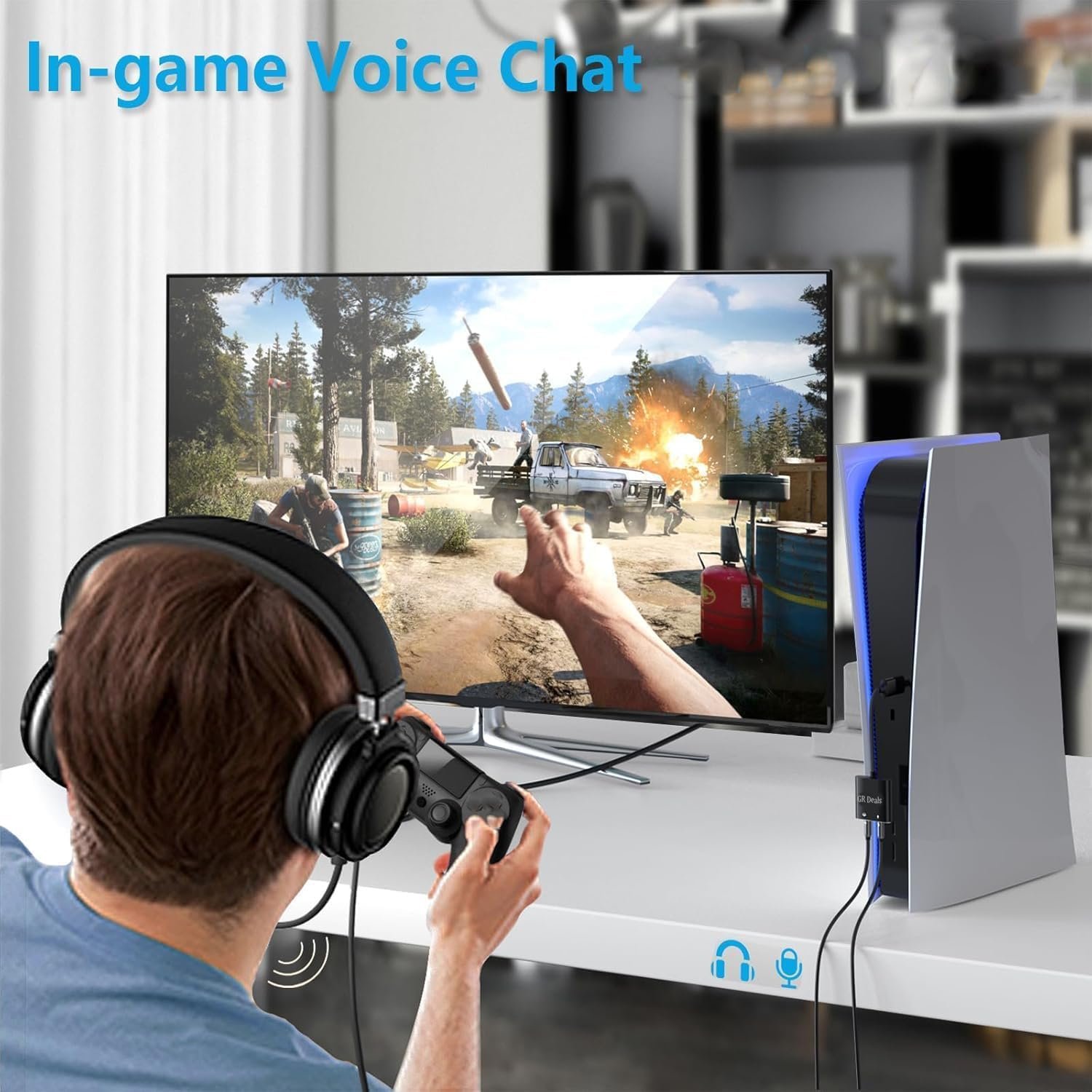 GR Deals 7.1 Channel USB External Sound Card, USB to 3.5mm Jack Audio ...