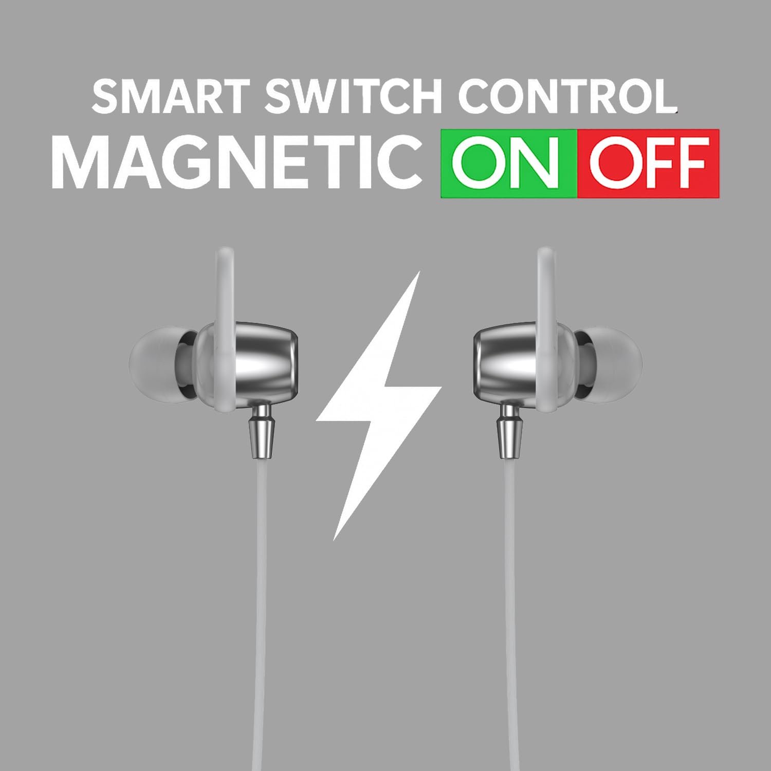 InEar DJ-M6 Neckband Bluetooth Earphones | Upto 40H Playtime | Magnetic ...